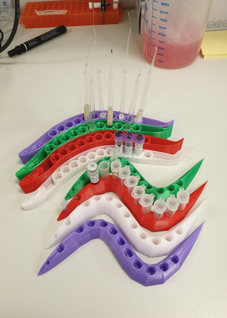 C. Elegans 1.5ml Microcentrifuge Tube Rack (3D Printed) - Etsy