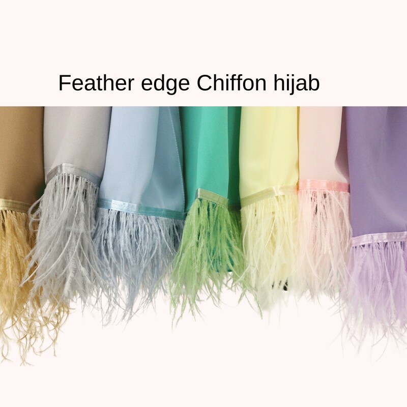 Feather Scarf - Etsy