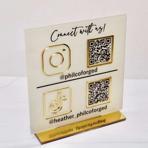 Bartender Tip Sign QR Code Sign Template Scan to Pay Sign - Etsy