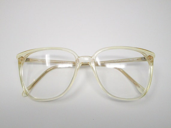 Marcoin Italian Yellowish Cream Vintage Eyeglasses Frames - Etsy.de