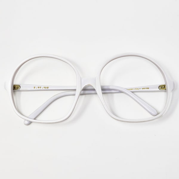 White Glasses Frames - Etsy