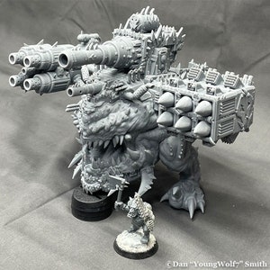 Rip Jawz Orc Stomper Scraplandz Dark Gods 3D Printed Sci-fi Figure - Etsy