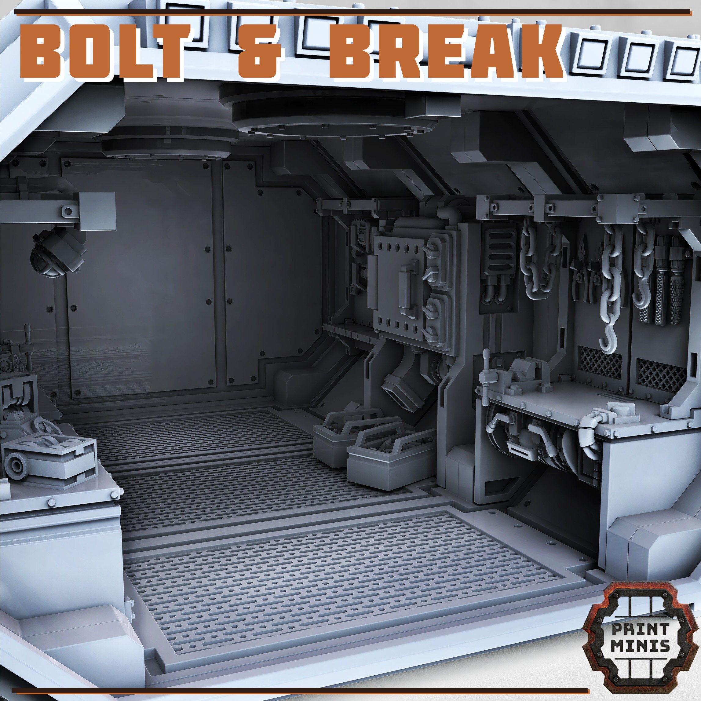 Weaponsmith Shop Bolt and Break Shipping Container Building Modular 3D ...