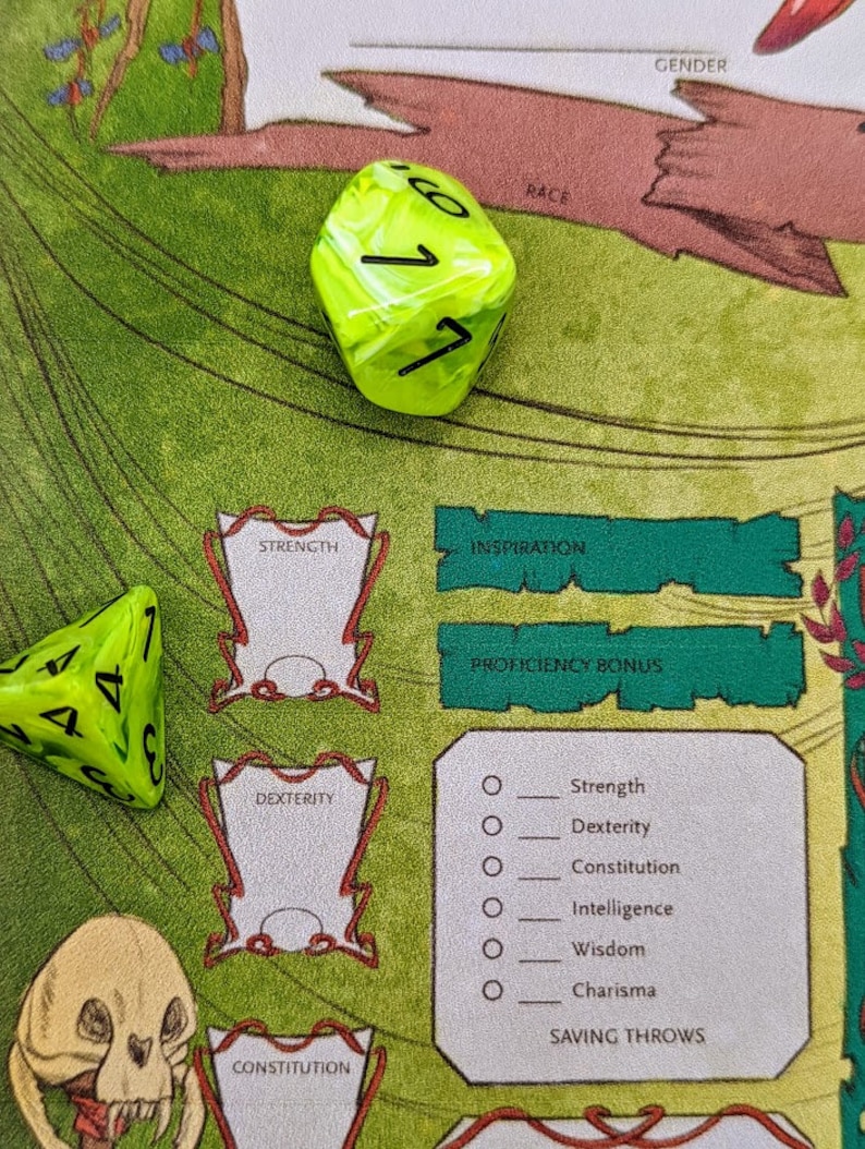 Goblin Caves Custom Character Sheet for Dnd 5e Dungeons and - Etsy Hong ...