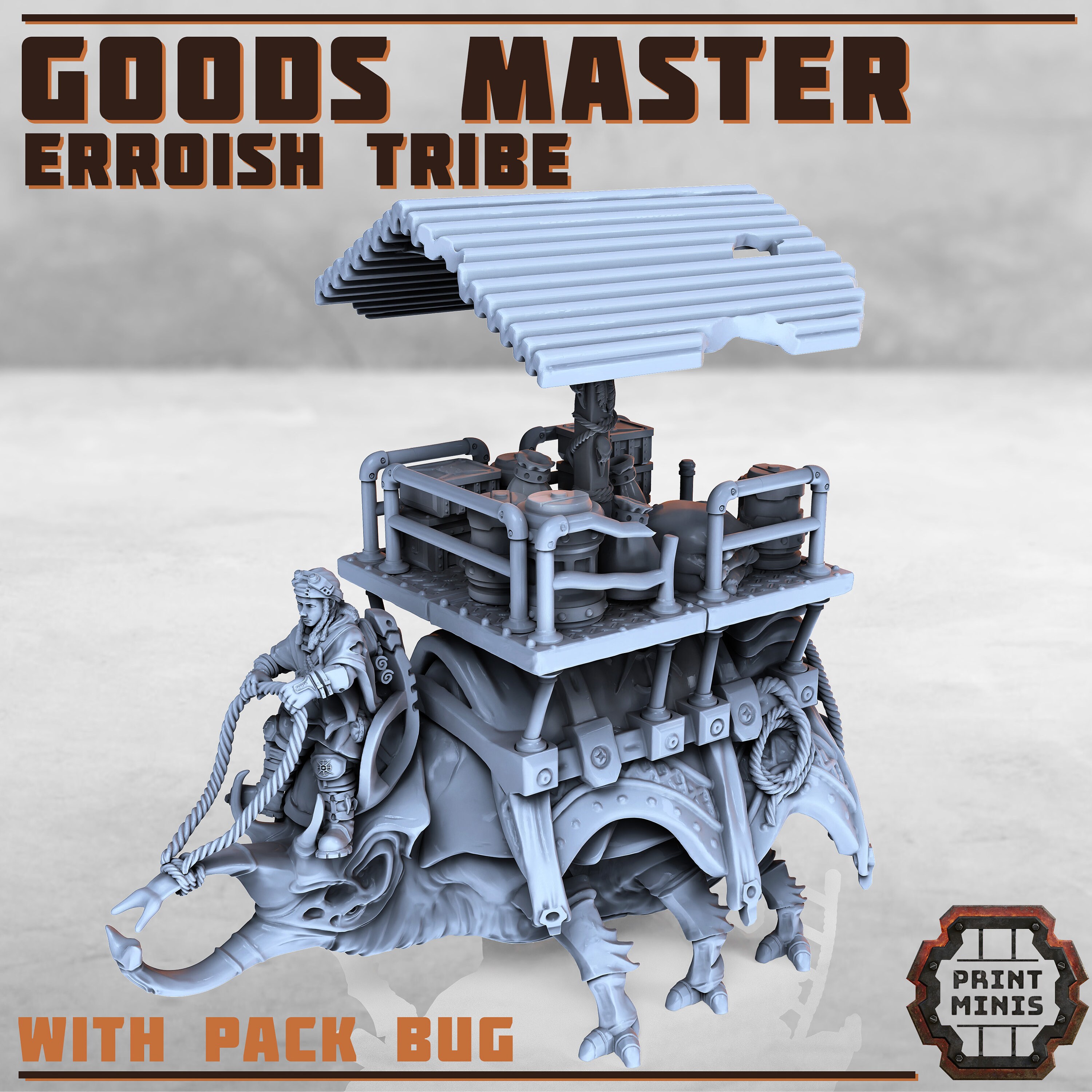 Erroish Goods Master Wasteland Tribe Print Minis 28mm Modular 3D ...