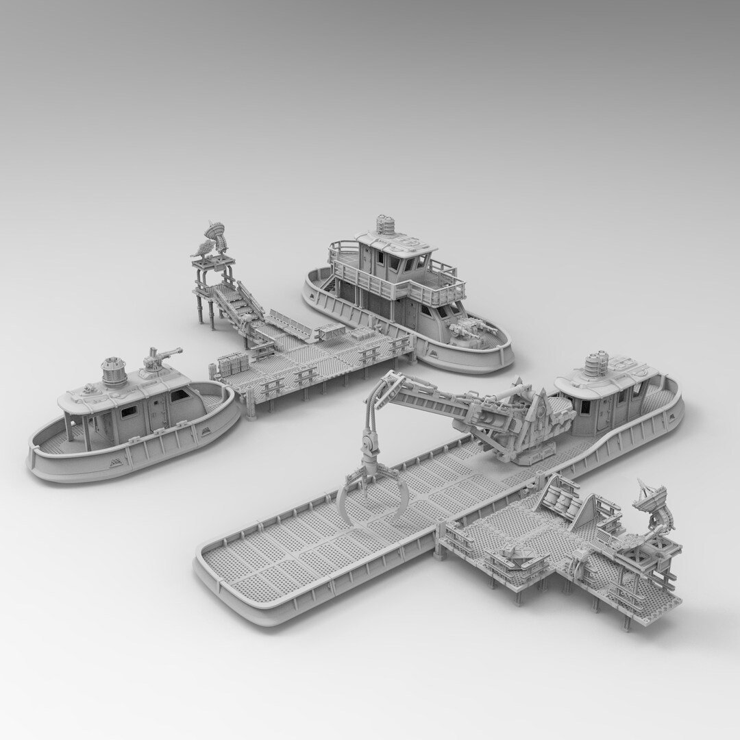 Sump Docks Hive Sewer Modular Sci Fi Terrain Necromunda 40k - Etsy