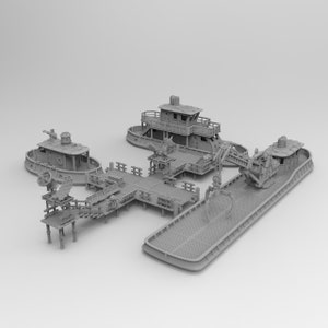 Sump Docks Hive Sewer Modular Sci Fi Terrain Necromunda 40k - Etsy