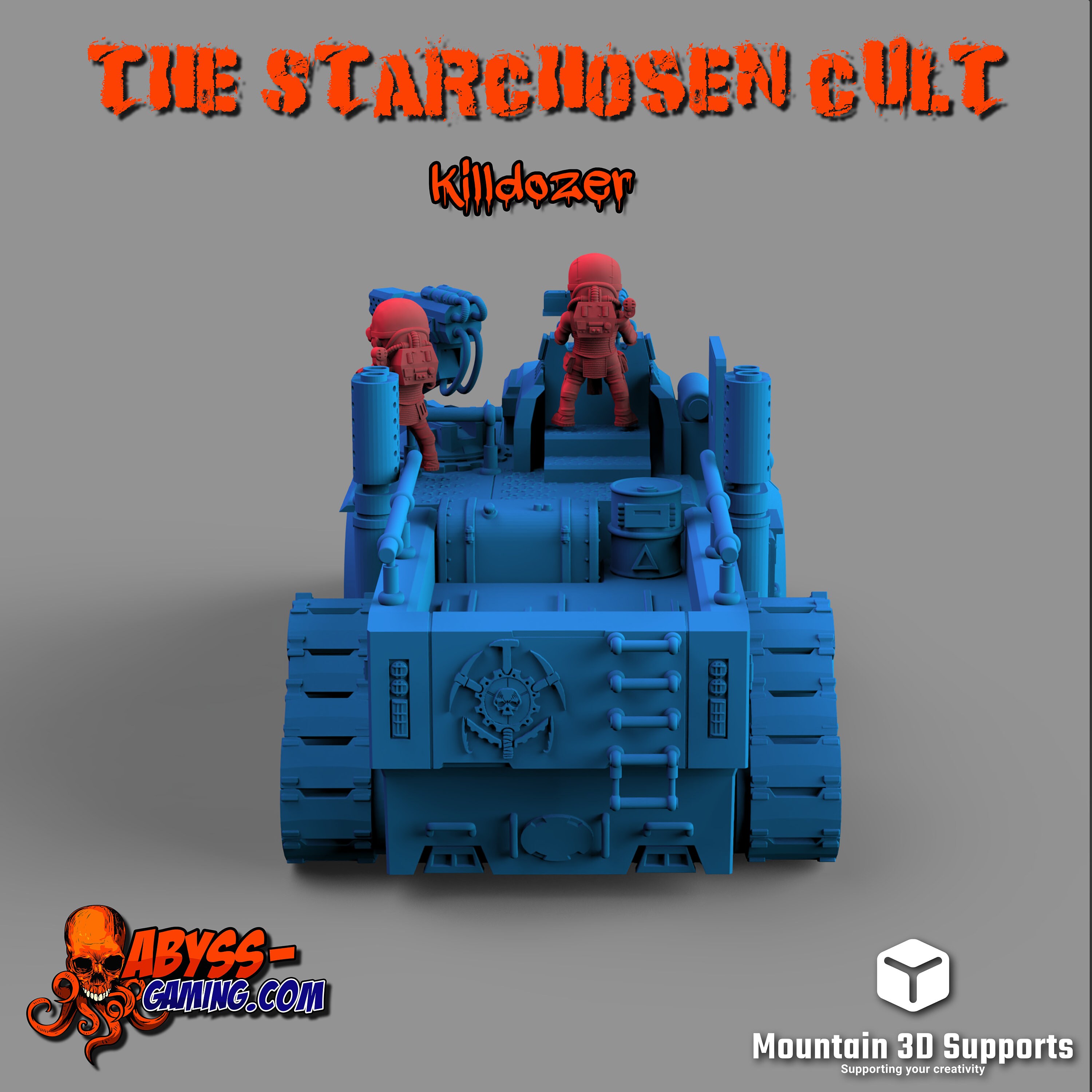 Killdozer Starchosen Cult 28mm Resin Vehicle And Crew Etsy