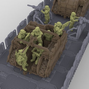 Linebreaker Tracked Military Transport Colossus Heavy Transport Vehicle ...