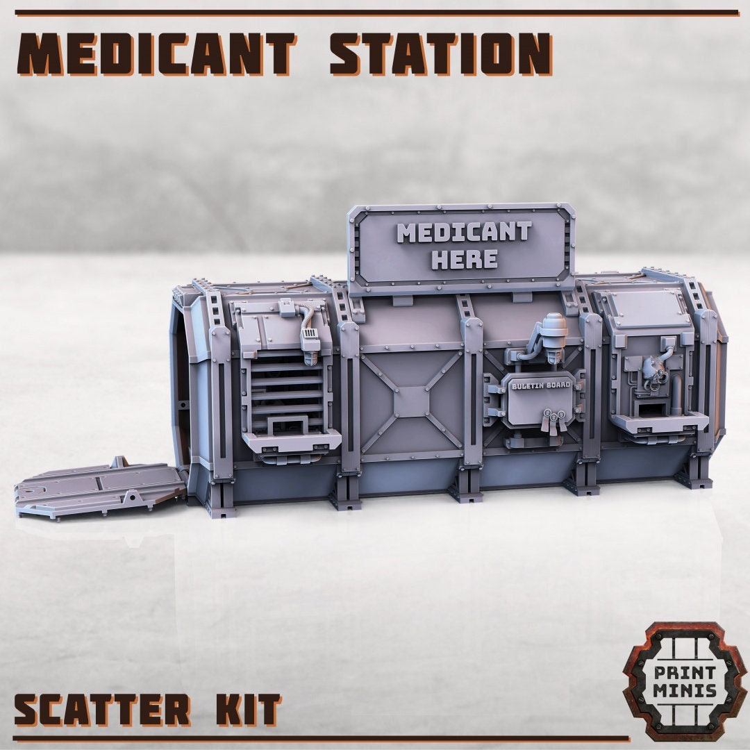 Medicant - Medic Station - Shipping Container Building - Modular 3D ...
