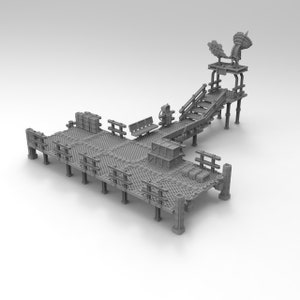 Sump Docks Hive Sewer Modular Sci Fi Terrain Necromunda 40k - Etsy