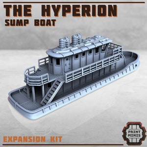 Hyperion Sump Boat Scifi Modular Vehicle Necromunda 40k - Etsy