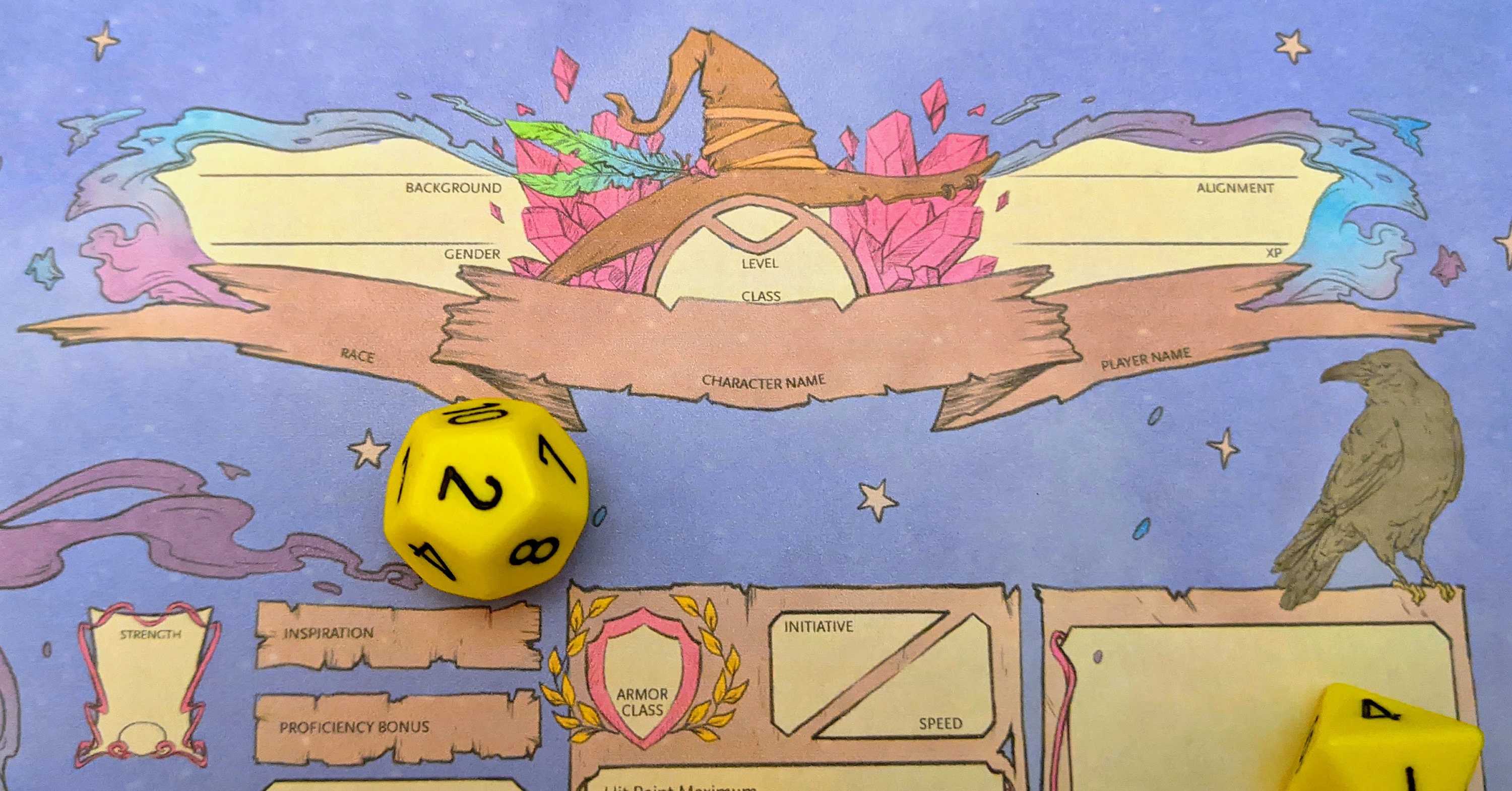 Arcane Magic Custom Character Sheet for DnD 5e Dungeons and | Etsy