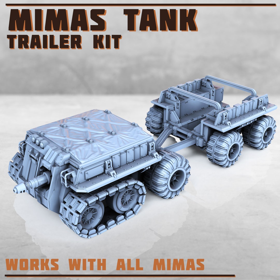 Mimas Tank TRAILER Print Minis Modular 28mm - Etsy