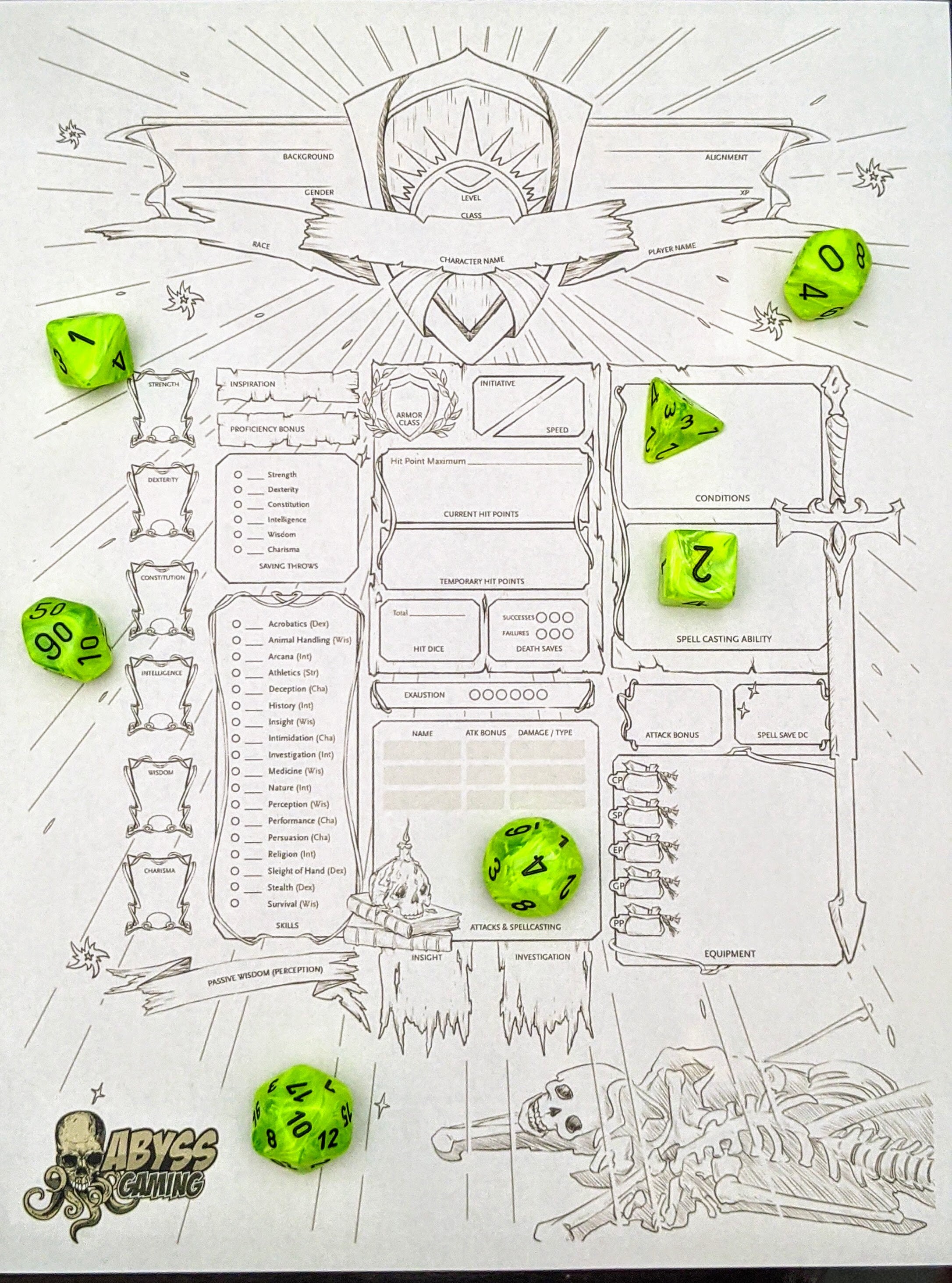 Holy Triumph Custom Character Sheet for Dnd 5e Dungeons and - Etsy