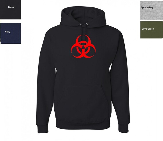 Biohazard Symbol Radioactive Danger Sweatshirt Hoodie - Etsy