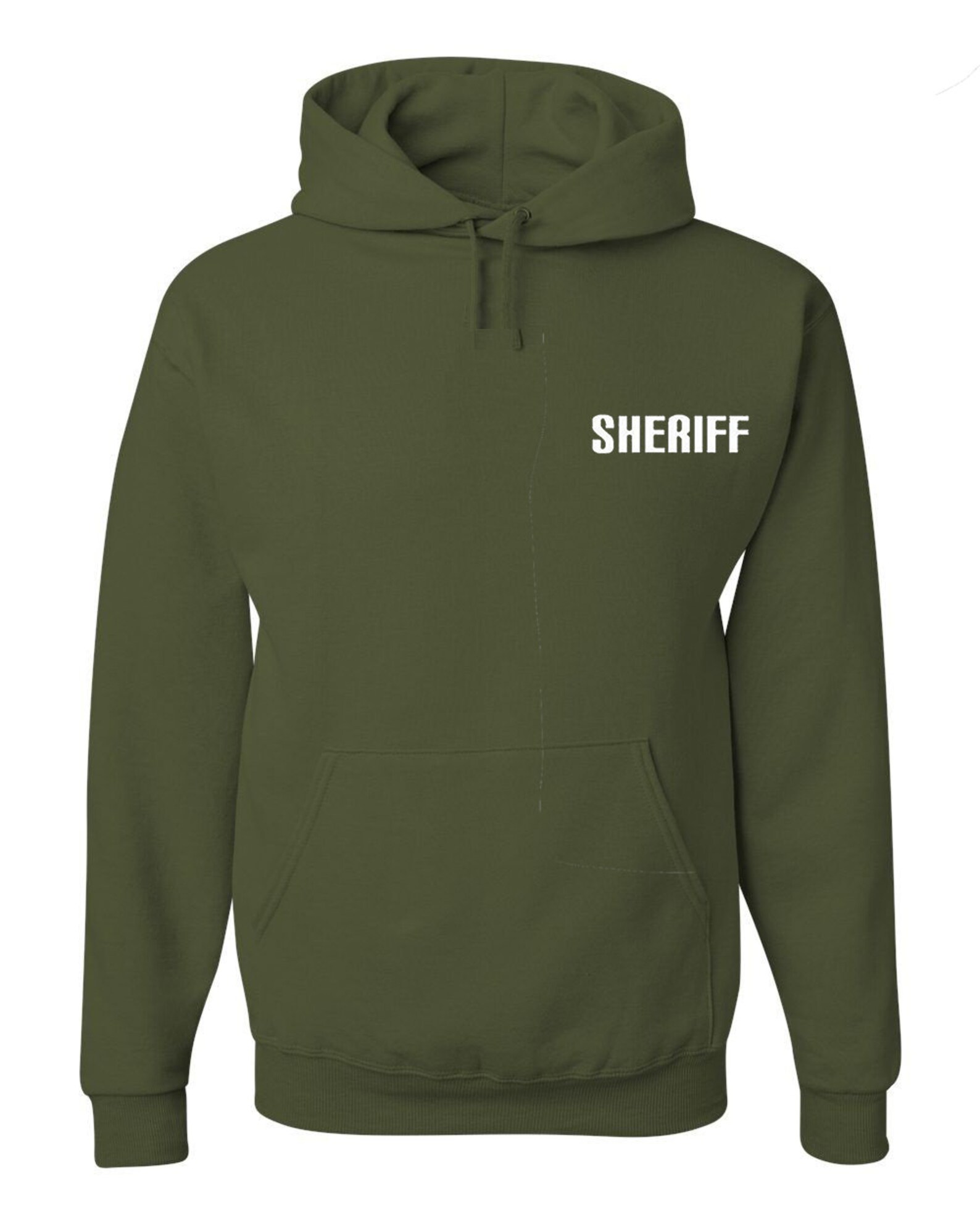 SHERIFF Sweatshirt Hoodie Two Sides Print | Etsy