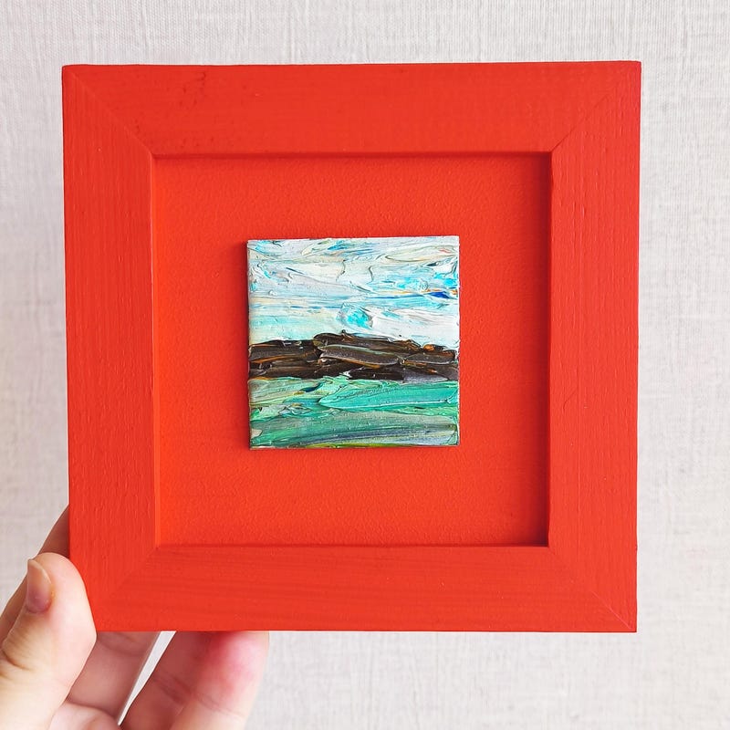 Small Abstract Art - Etsy