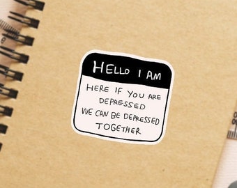 Hello I Am Sticker | Etsy