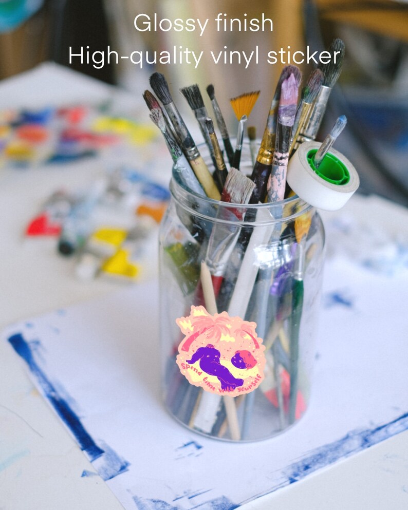 Spiritual Calming Self Care Sticker for Inner Peace - Etsy