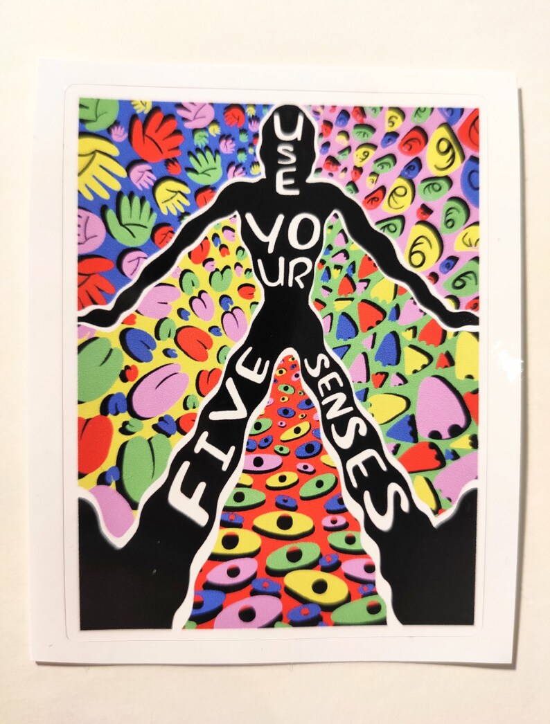 Grounding Technique Reminder Sticker for Mental Health - Etsy