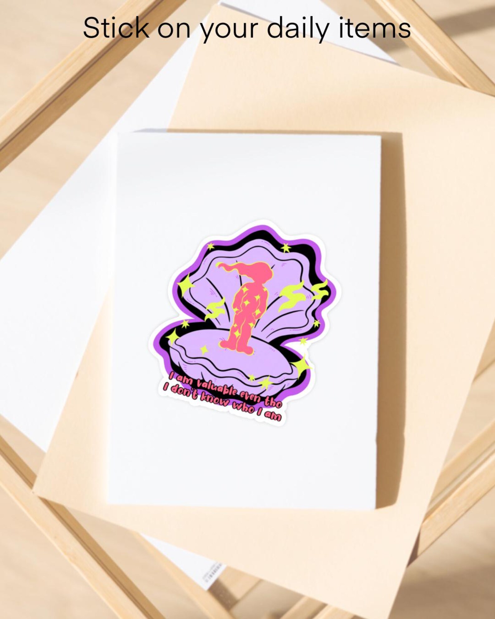 I AM Affirmation Stickers, Confidence Boost Design Sticker Pack, Daily ...