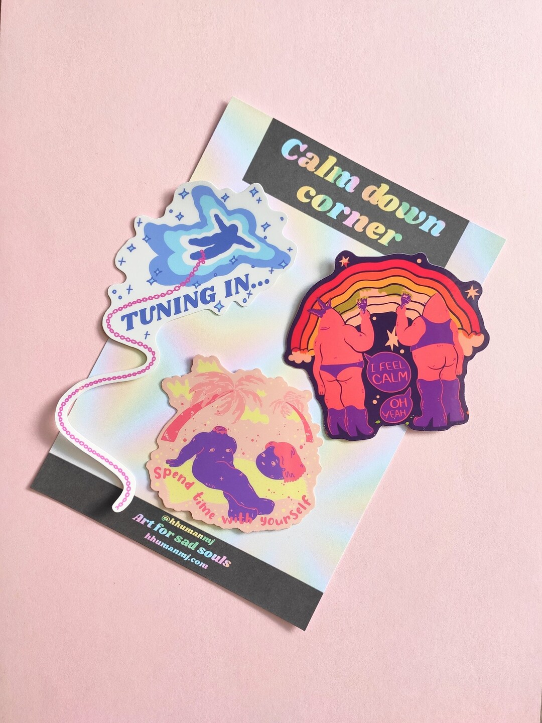Spiritual Calming Self Care Sticker Bundle, Die Cut Sticker Pack for ...