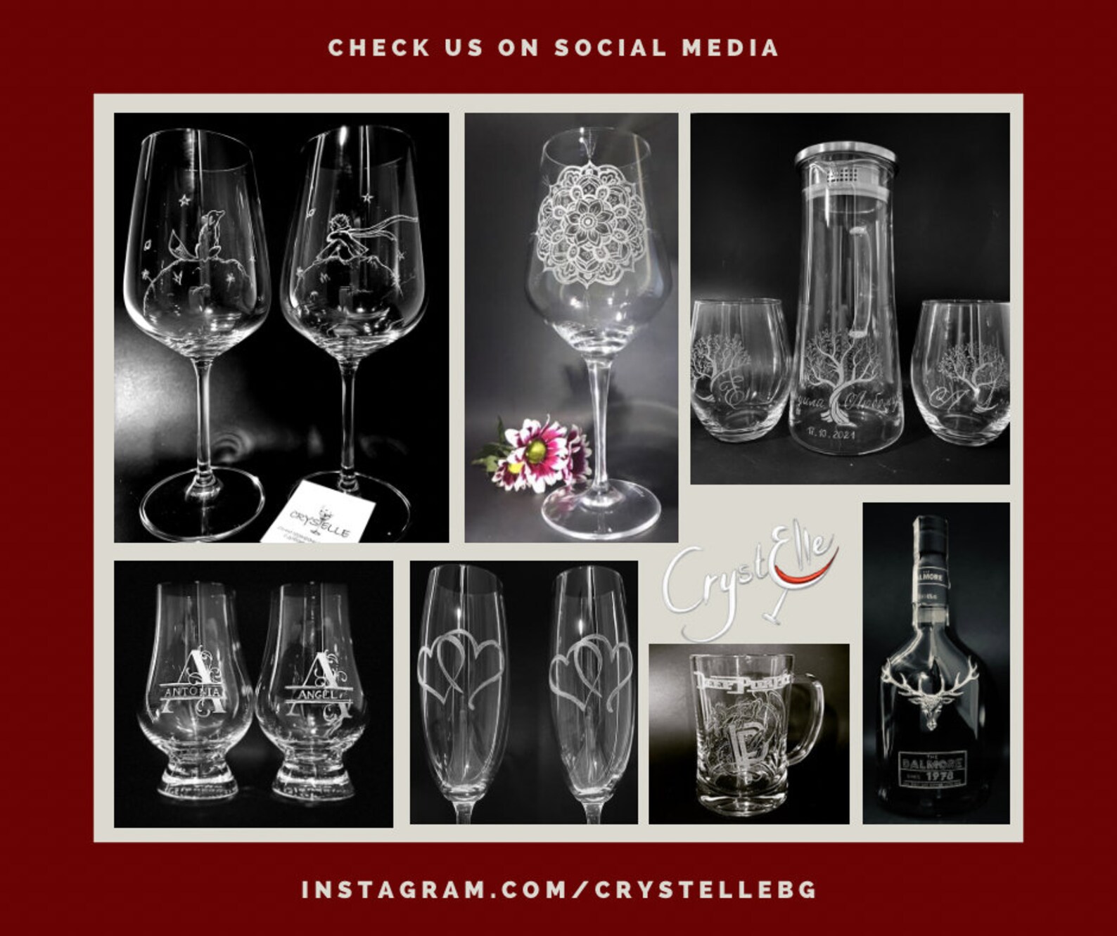 Astronomer's Wine Glass | Hand Engraved | Fully Personalized | Solar ...
