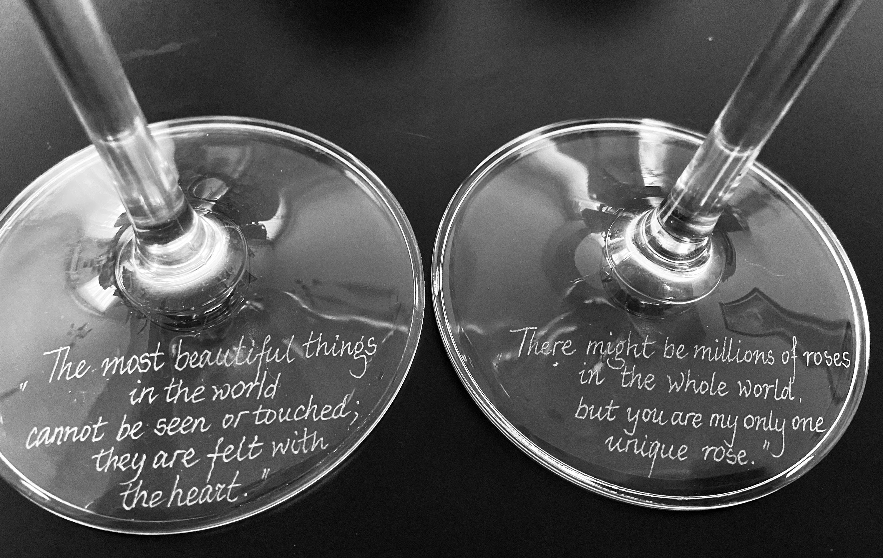 Astronomer's Wine Glass | Hand Engraved | Fully Personalized | Solar ...