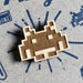 Space Invader Pin - Laser Cut / Wood Etched - Super Cute and Fun - Etsy