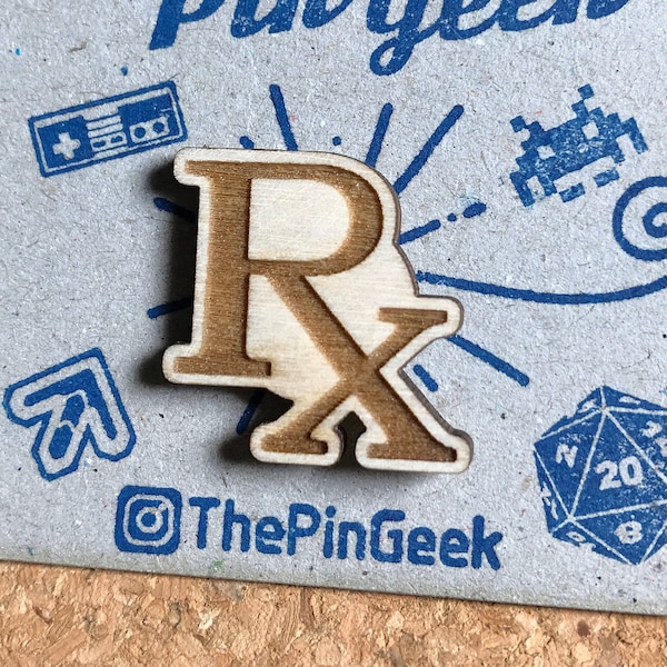 Pharmacy Lapel Pin - Etsy