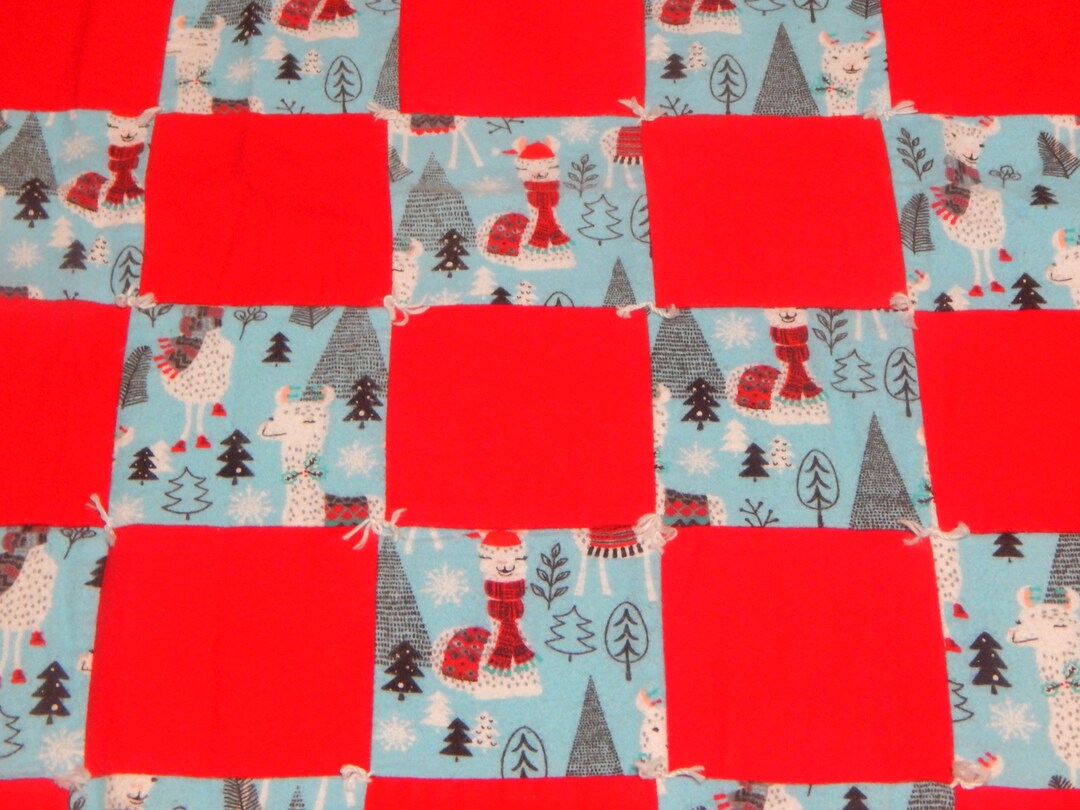 Llama Winter Tuck-around Blanket - Etsy