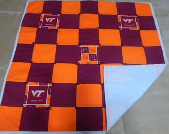 Virginia Tech Throw Blanket - Etsy