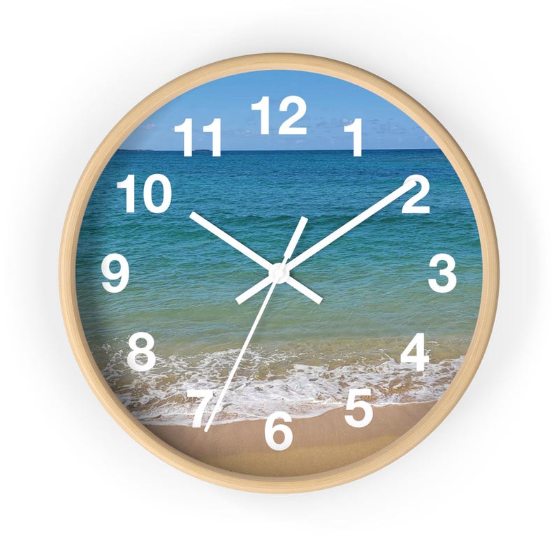 Beach Clock - Etsy