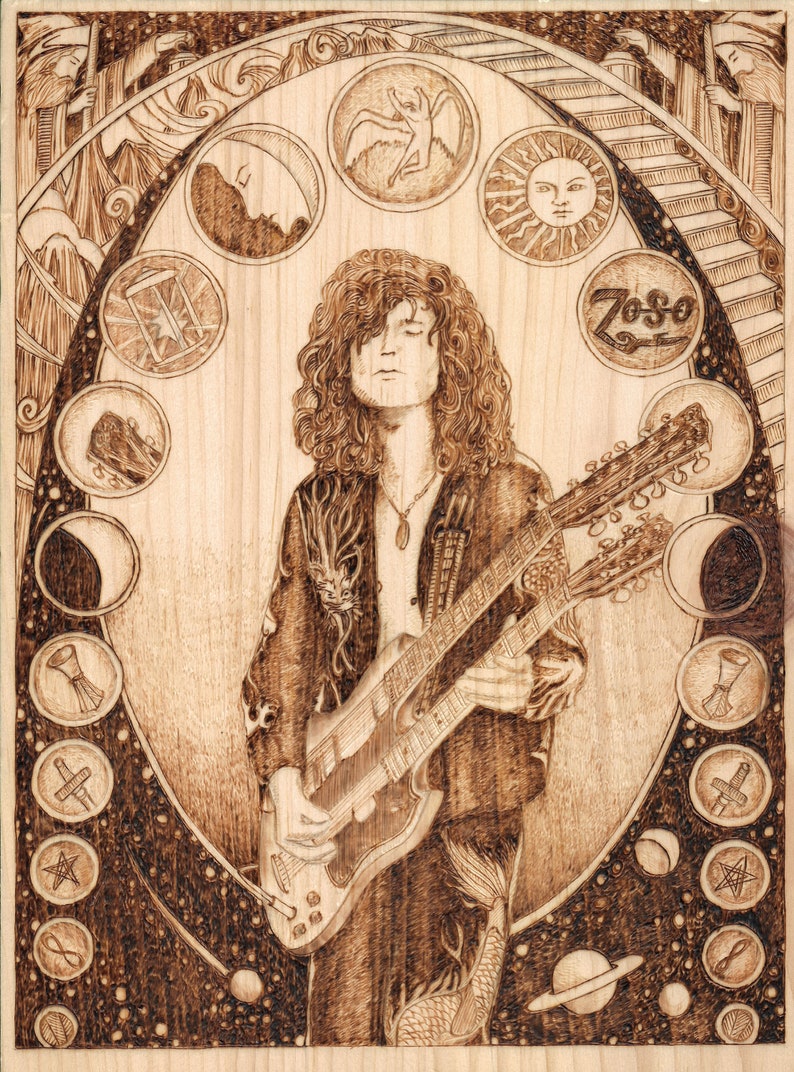 Led Zeppelin Print Set - Etsy