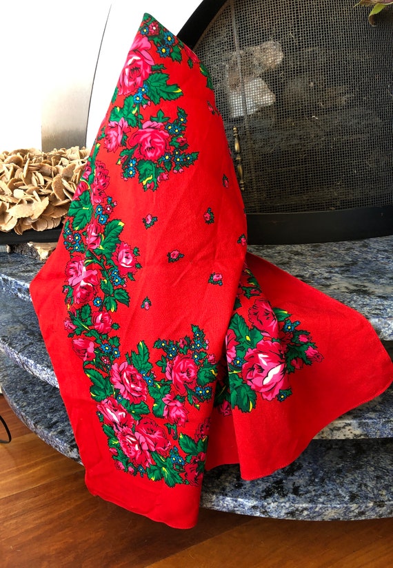 Vintage scarf made - Gem