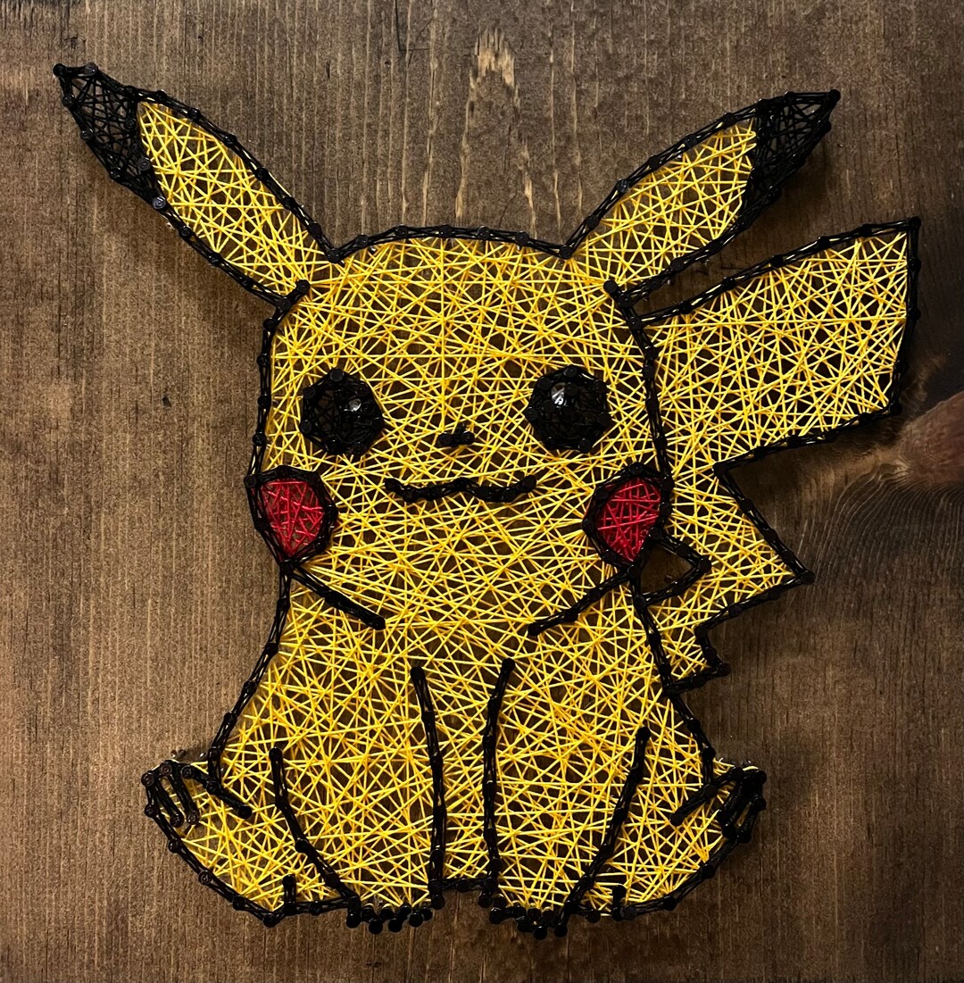 Pikachu String Art - Etsy