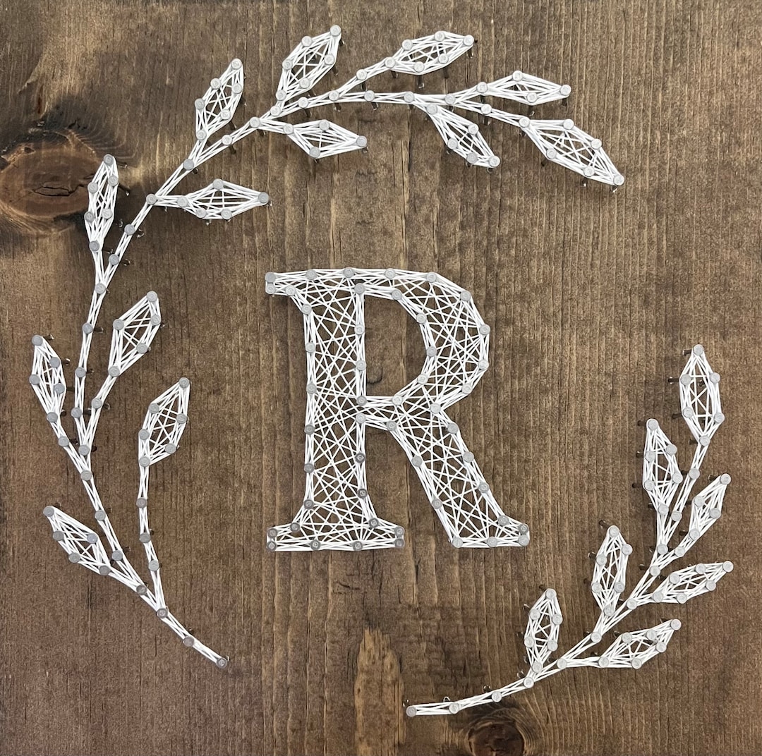 Custom Letter String Art - Etsy