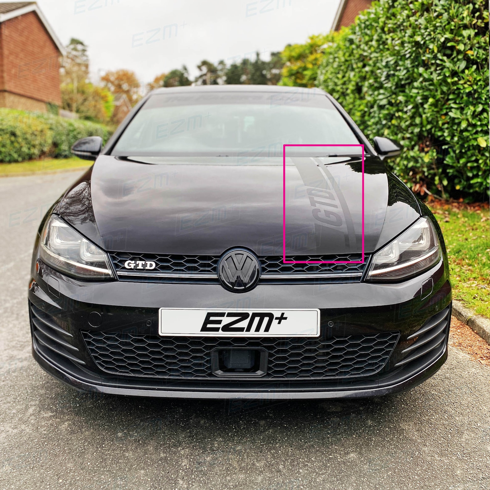 EZM GTD Bonnet Stripe Decal for VW Golf MK7 & MK7.5 Gtd - Etsy