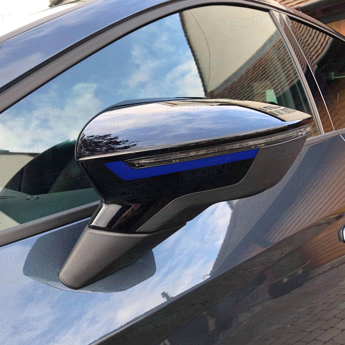 EZM V1 Wing Mirror Strip Decals X 2 for Seat Leon MK3 & MK3.5 FR Cupra ...