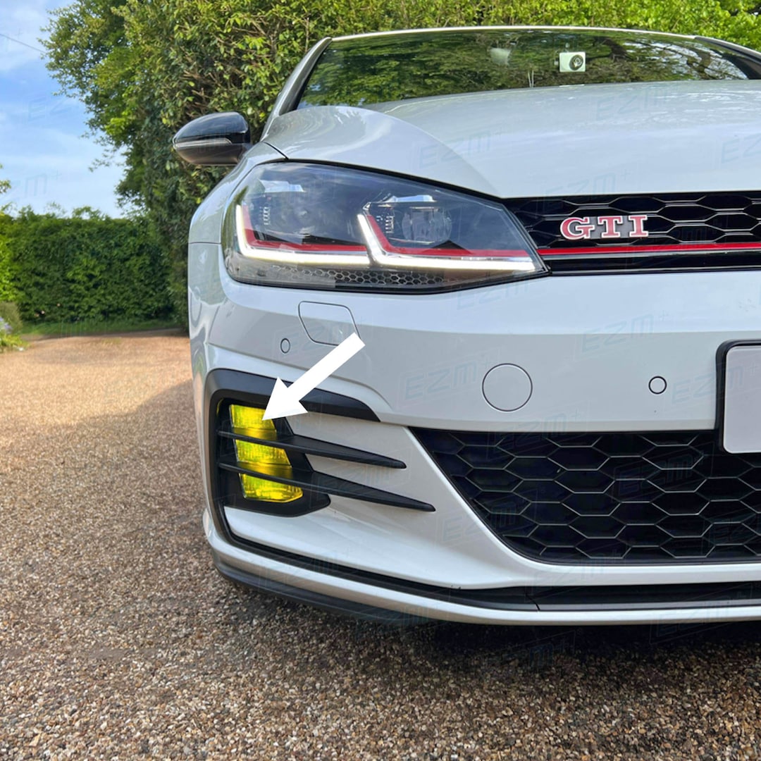 EZM Fog Light Overlays for VW Golf MK7.5 Facelift Gti & Gtd - Etsy