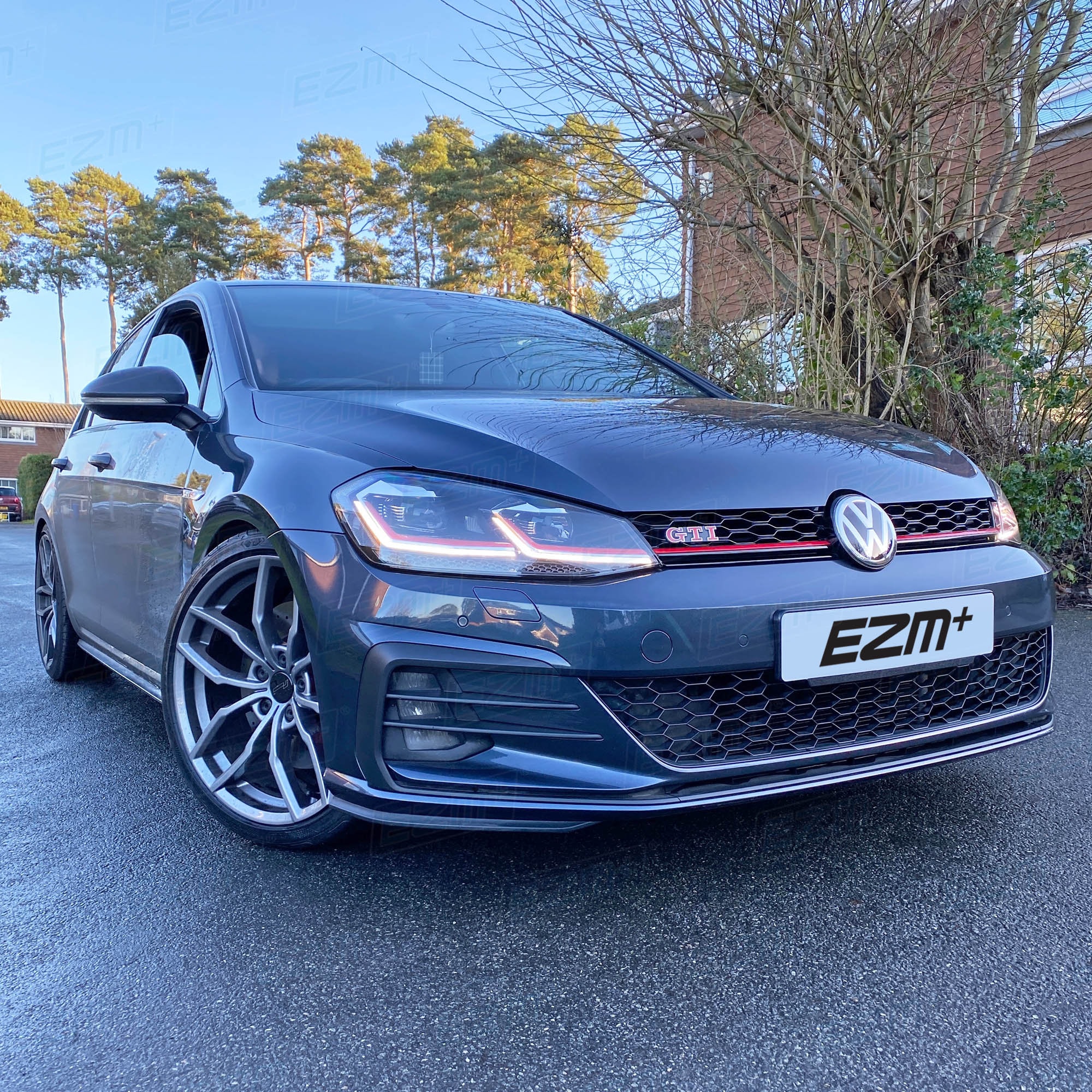 EZM Grille Dechrome Overlay Decals X 2 for VW Golf MK7.5 Facelift GTI ...