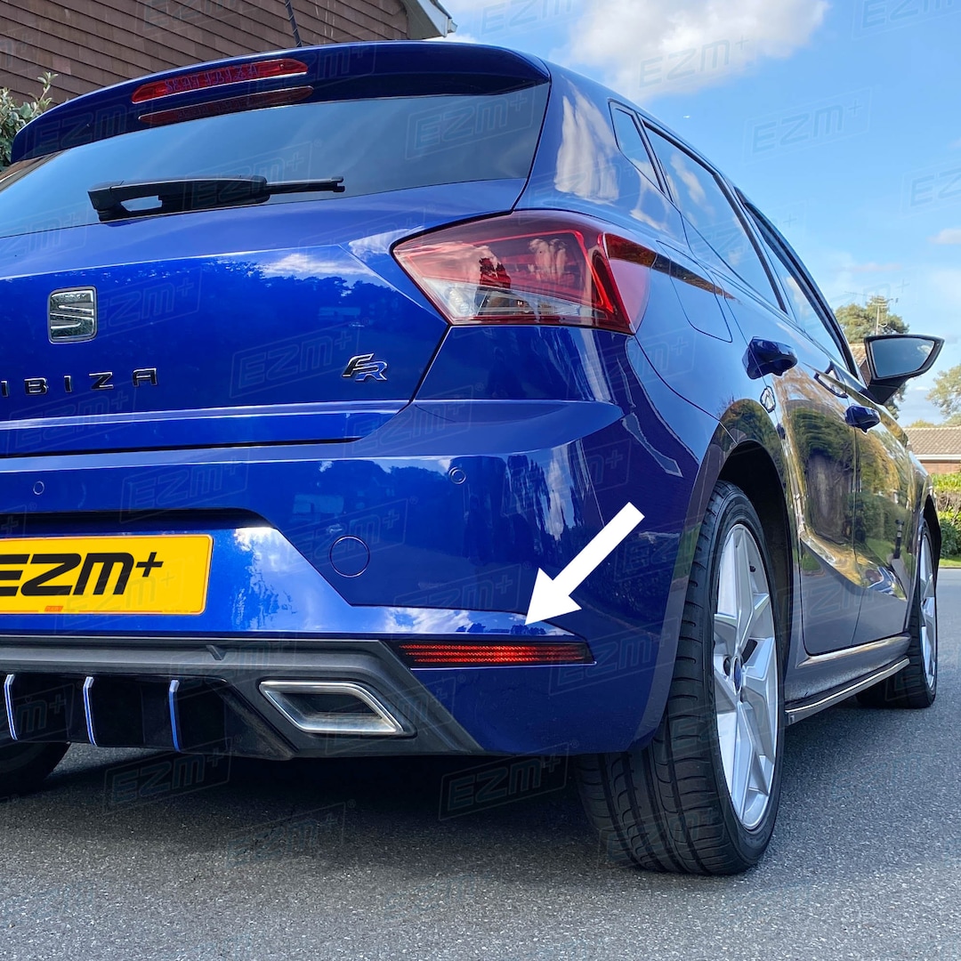 EZM Rear Bumper Reflector Decals X 2 for Seat Ibiza MK5 6F Facelift FR ...