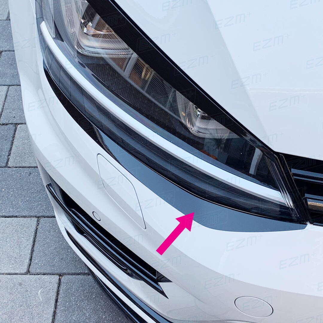 EZM Headlight Liner Decals X 2 for VW Golf MK7 R Gti Gtd R-line Tsi Tdi ...