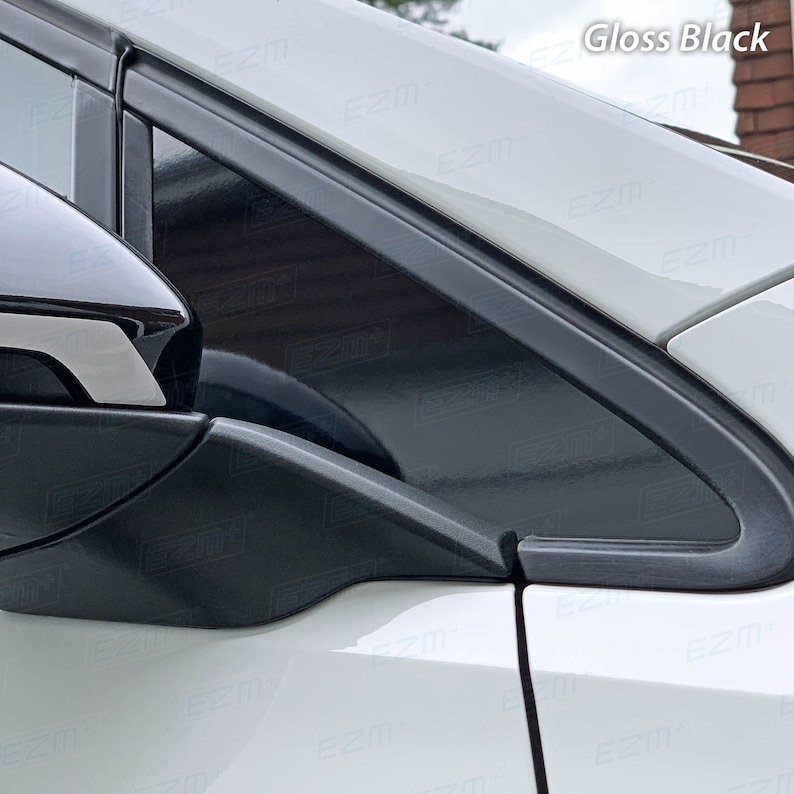 EZM Front Window Triangle Inserts X 2 for VW Golf MK7 MK7.5 R Gti Gtd R ...