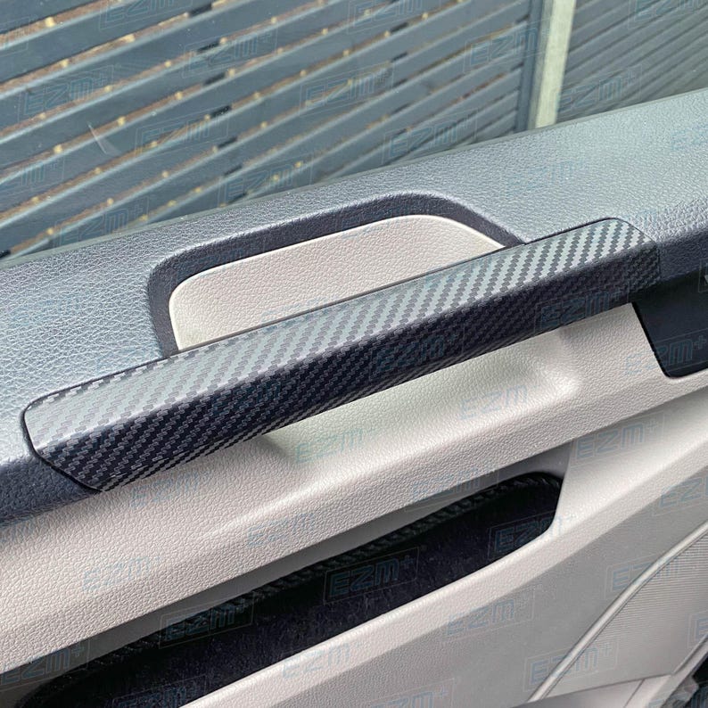 EZM Interior Door Grab Handle Cover Overlays X 2 for VW Transporter T6 ...