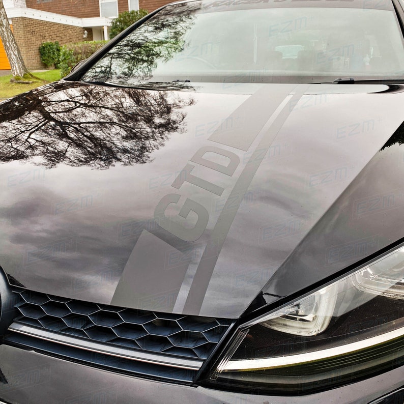 EZM GTD Bonnet Stripe Decal for VW Golf MK7 & MK7.5 Gtd - Etsy