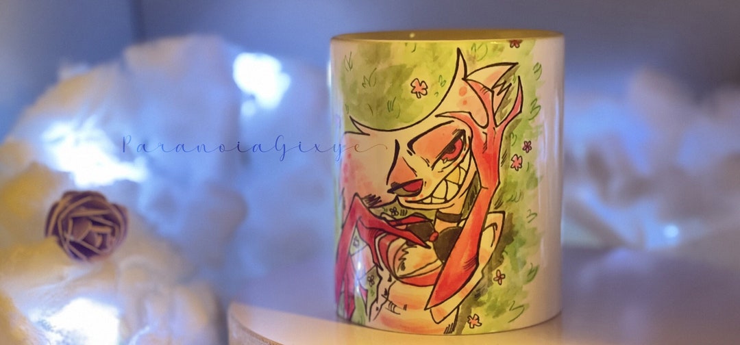 Hazbin Hotel Mug - Angel Dust - Etsy