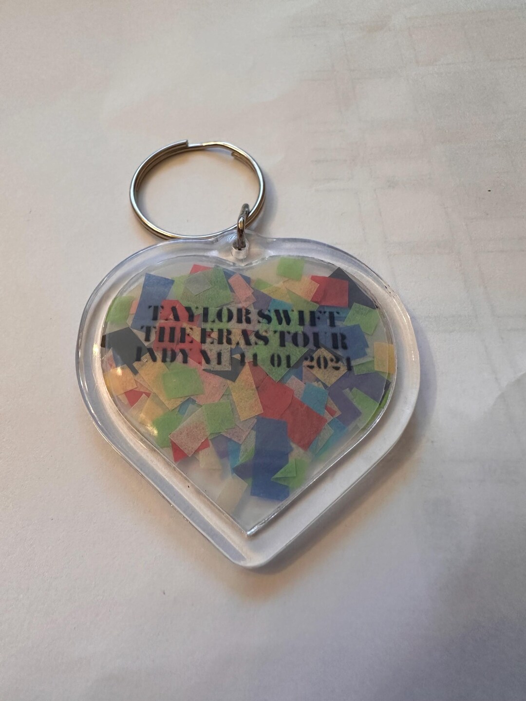 Eras Tour Confetti Keychain - Etsy