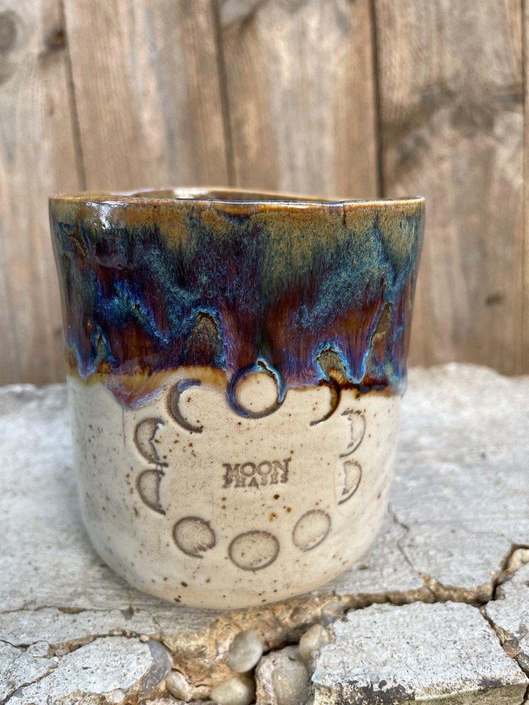 Moon Phase Mug Moon Ceramic Pottery Handmade - Etsy